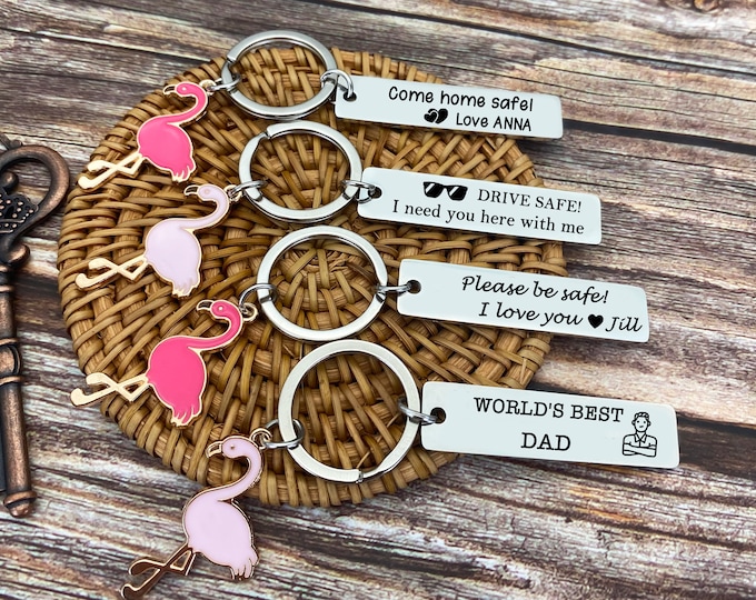 Flamingo Key-chain.cute Felt Flamingo.handmade Flamingo Keychain ...