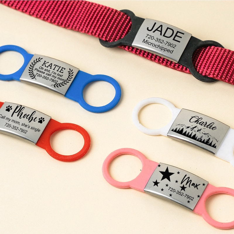 Dog Name Tags - Etsy