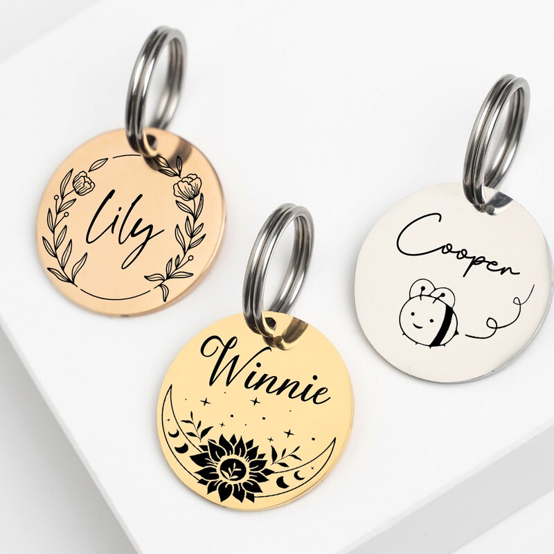 Small Dog Tag - Etsy