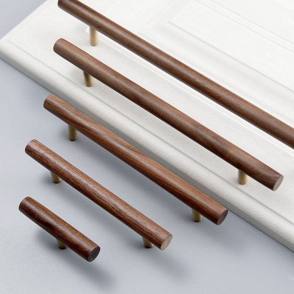 Walnut Drawer Pull - Etsy