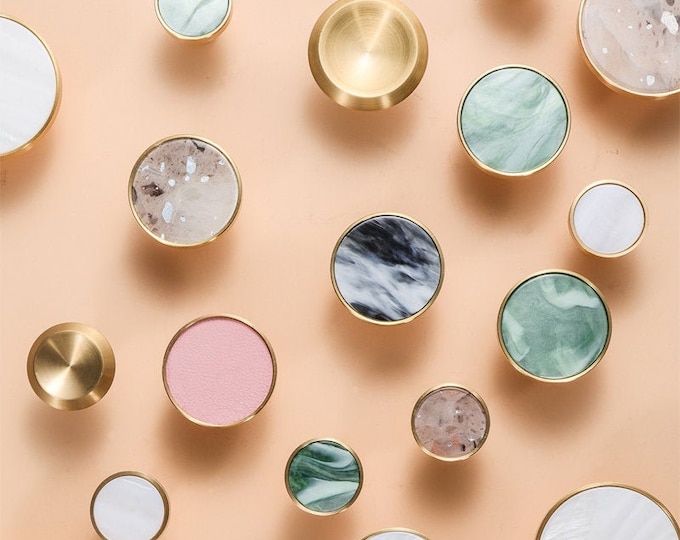 Unique Colorful Drawer Knobs/agate Drawer Pulls/cabinet - Etsy