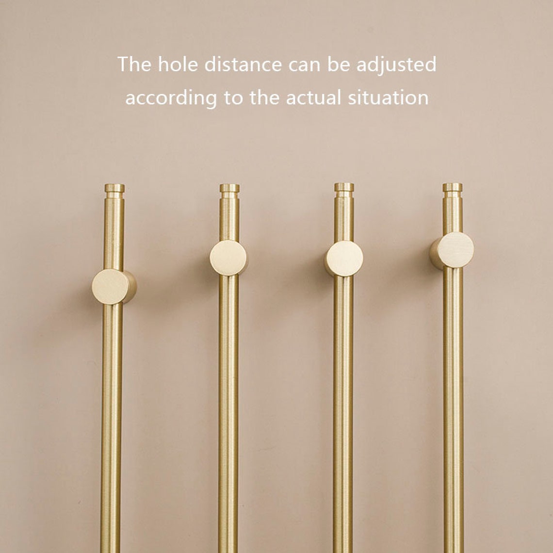 Extra Long Barn Bar Solid Brass Cabinet Handles,brushed Brass ...