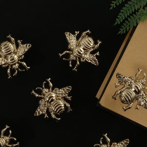 Bumble Bee Brass Knobs and Pulls/ Drawer Knobs/cabinet Pulls/custom Engraved Wardrobe Pulls ...