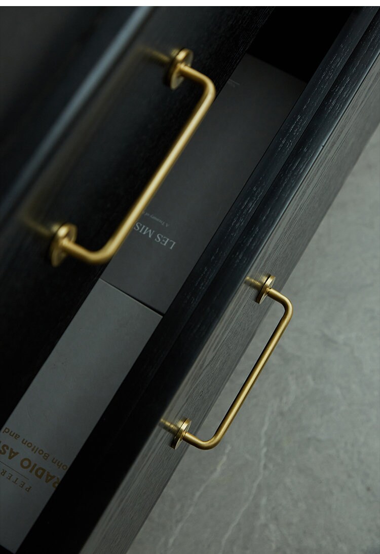 EXTRA Long Modern Brass Drawer Knobs Pulls/solid Kitchen Pull | Etsy