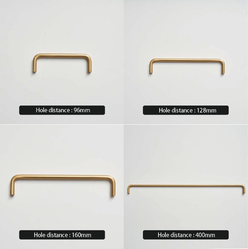EXTRA Long Modern Brass Drawer Knobs Pulls/solid Kitchen Pull - Etsy