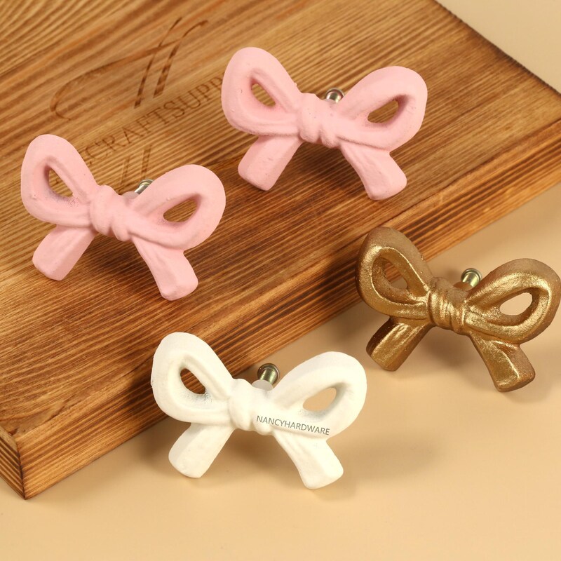 Bow Nursery Knobs - Etsy
