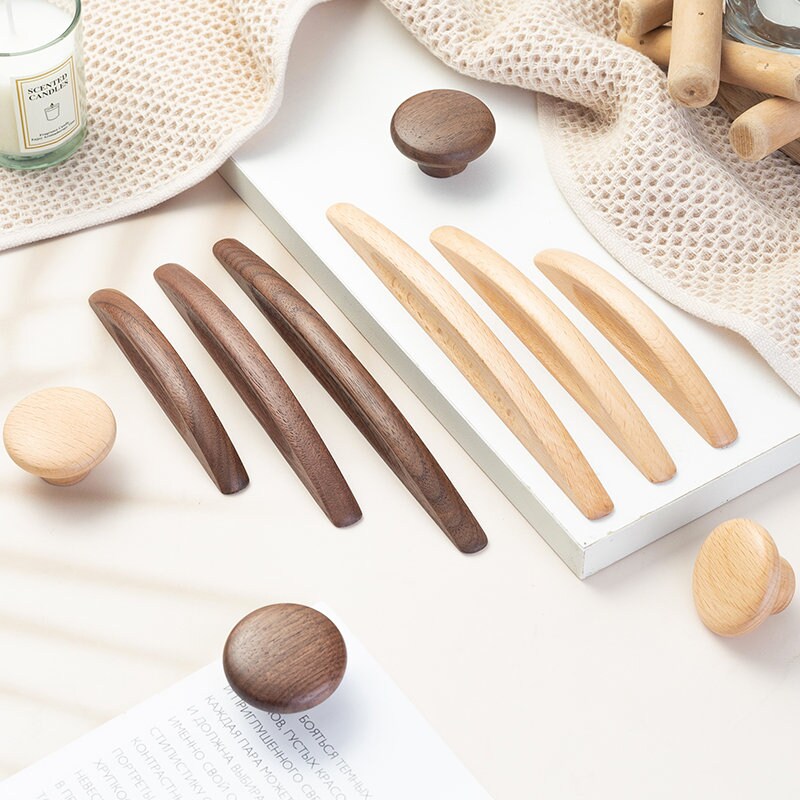 Walnut Drawer Pull - Etsy