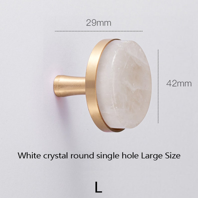 Crystal Drawer Knobs/crystal Stone Drawer Pulls/closet - Etsy