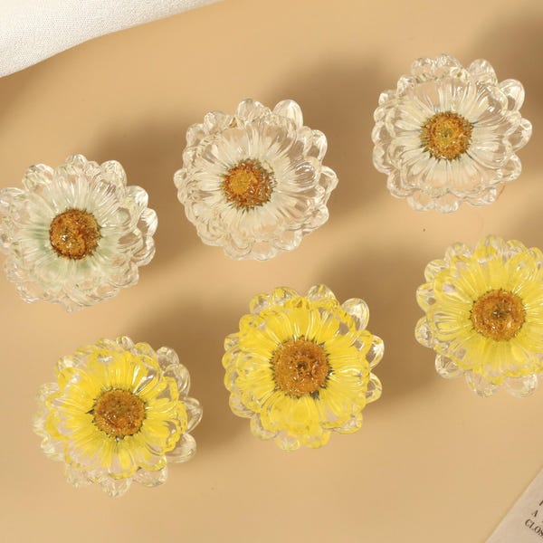 Flower Drawer Knob - Etsy