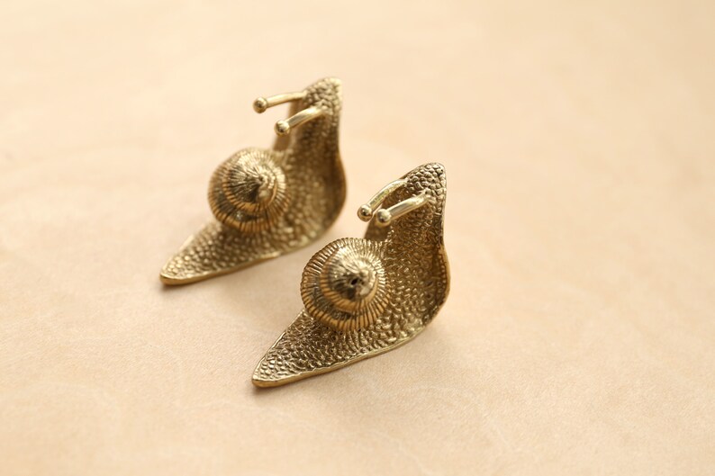 Snails Brass Knobs and Pulls/animal Snail Drawer Knobs/cabinet - Etsy