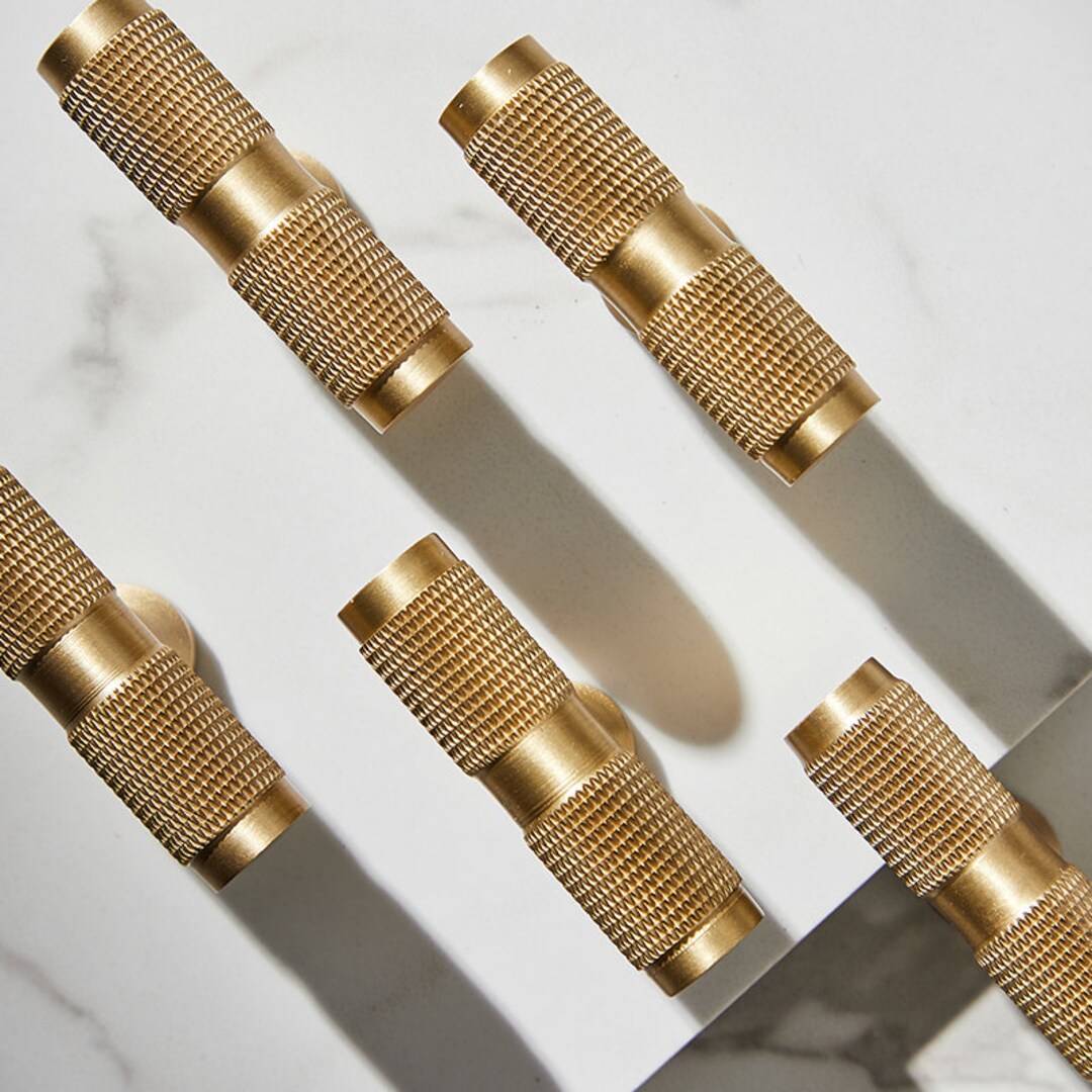 Brass Single Hole Knobs and Pulls/dresser Knobs/cabinet Pulls/wardrobe ...