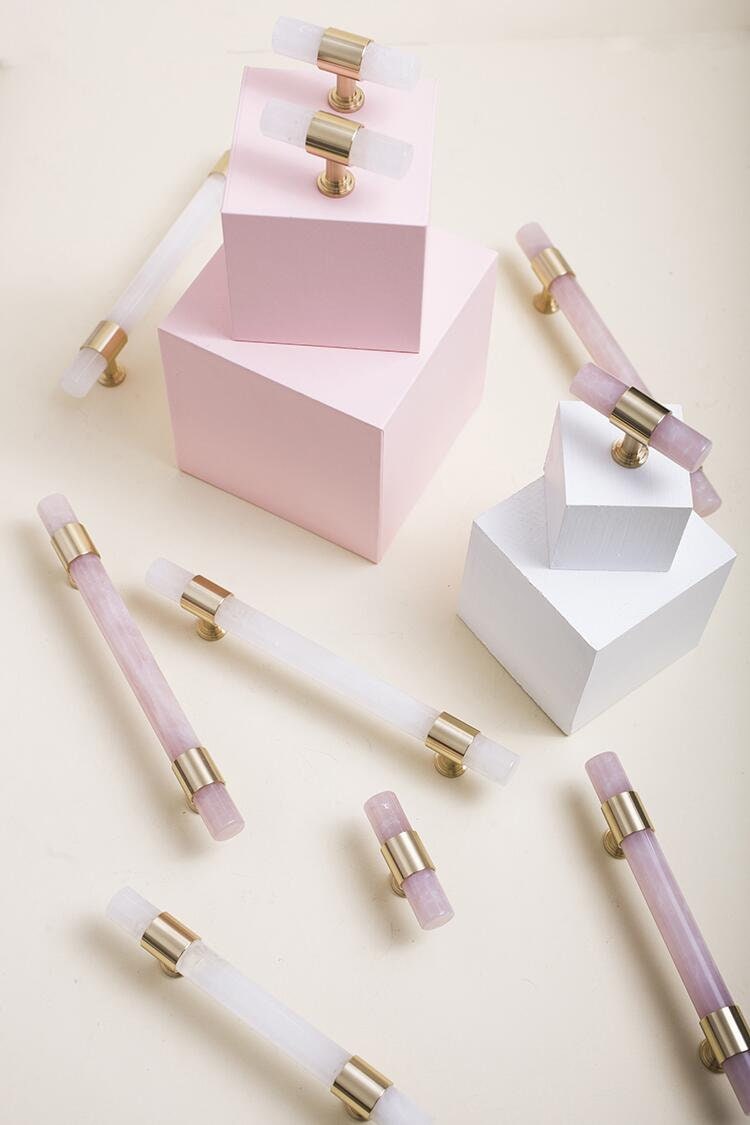 Marble Drawer Knobs pulls/crystal Pulls/luxury Cabinet | Etsy