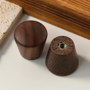 Wooden Drawer Knobs Handles Pulls,walnut Dresser Knobs,custom Engraved ...