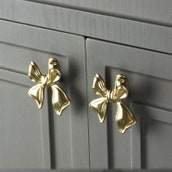 Bow Brass Knobs and Pulls/cabinet Pulls/wardrobe Pull /offices - Etsy