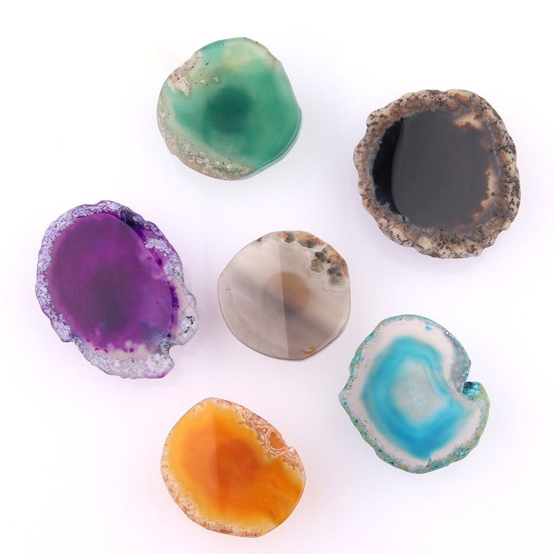 Unique Colorful Drawer Knobs/agate Drawer Pulls/cabinet - Etsy
