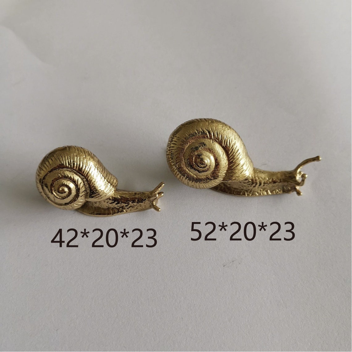 Snails Brass Knobs and Pulls/drawer Knobs/cabinet - Etsy