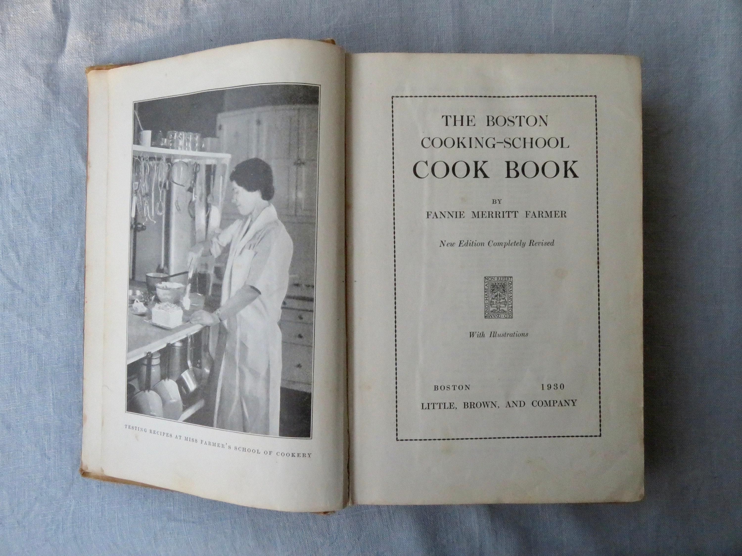 The Boston Cooking School Cook Book by Fannie Merritt Farmer, 1930s ...