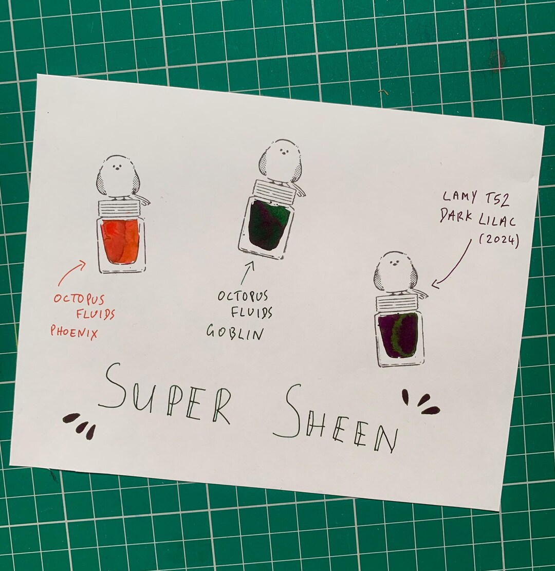 Super Sheening Fountain Pen Ink Bundle - 3x3ml - Fast Shipping From UK ...