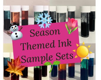 Mystery Fountain Pen Ink Sample Sets (5x3ml) - Etsy