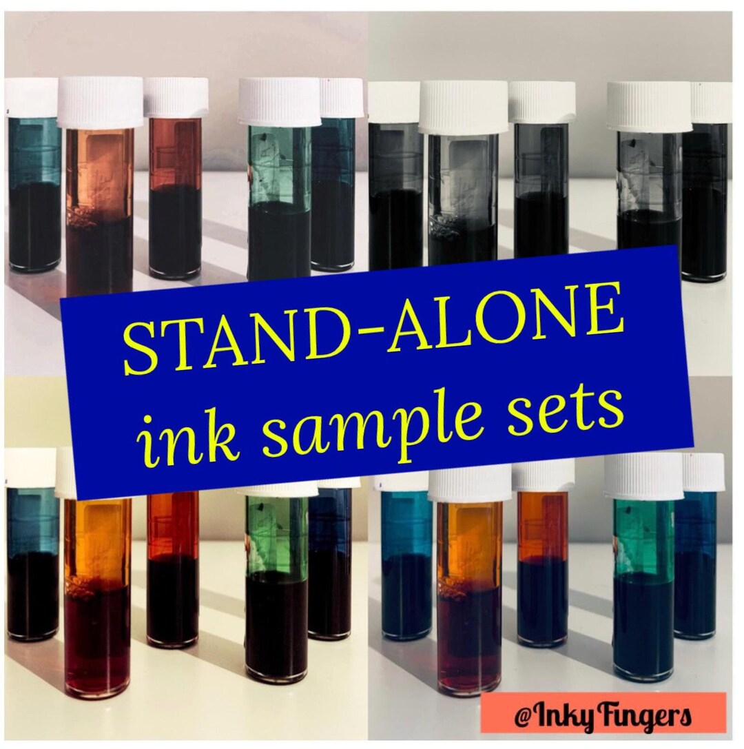 Stand-alone Fountain Pen Ink Sample Sets (5x3ml) - Fast Shipping From ...