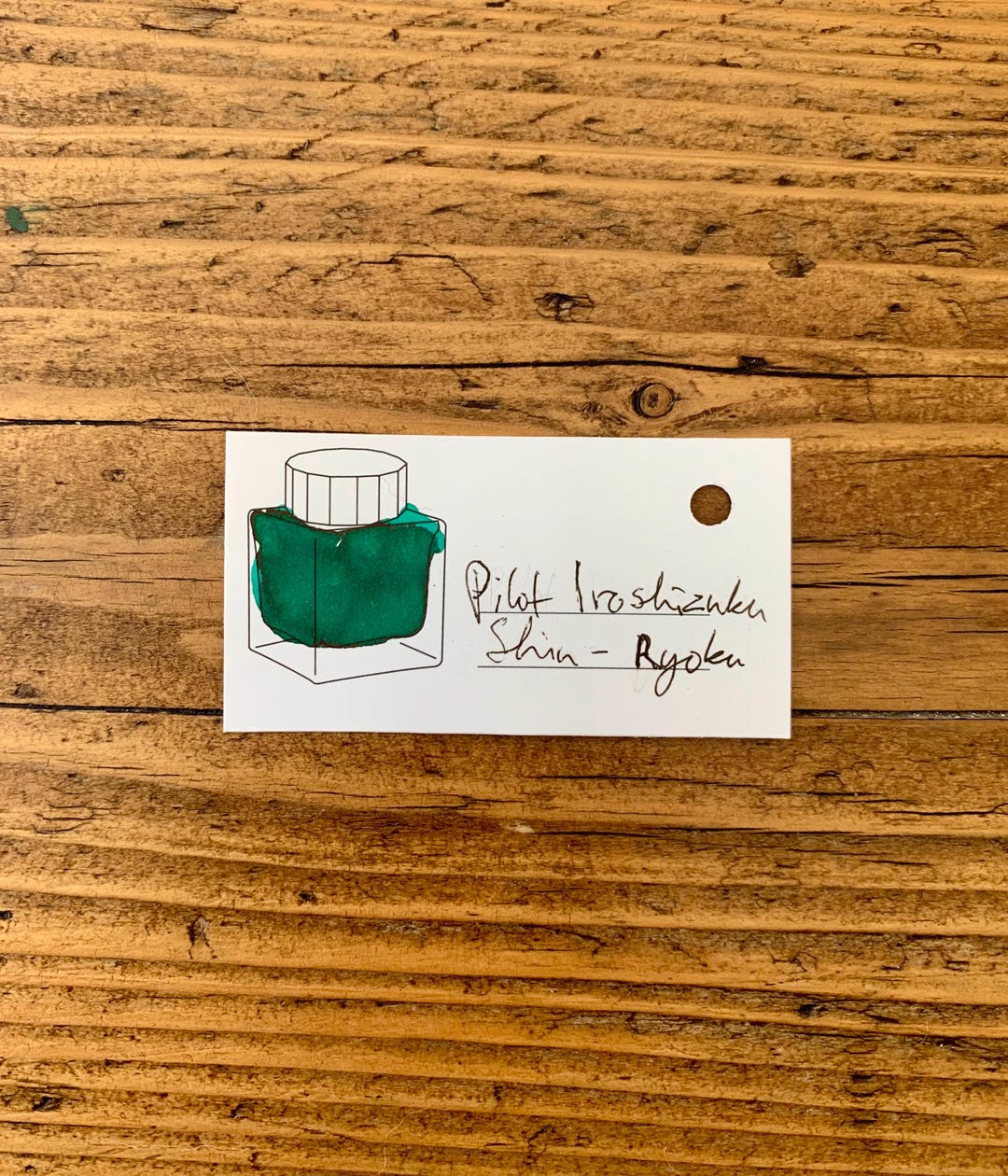 Pilot Iroshizuku Shin-ryoku 3ml Fountain Pen Ink Sample - Teal Ink ...