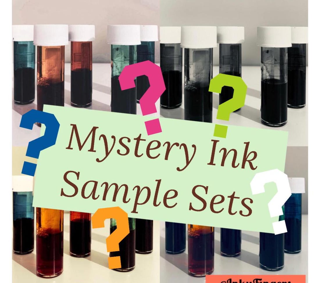 Mystery Fountain Pen Ink Sample Sets (5x3ml) - Fast Shipping From UK - Etsy