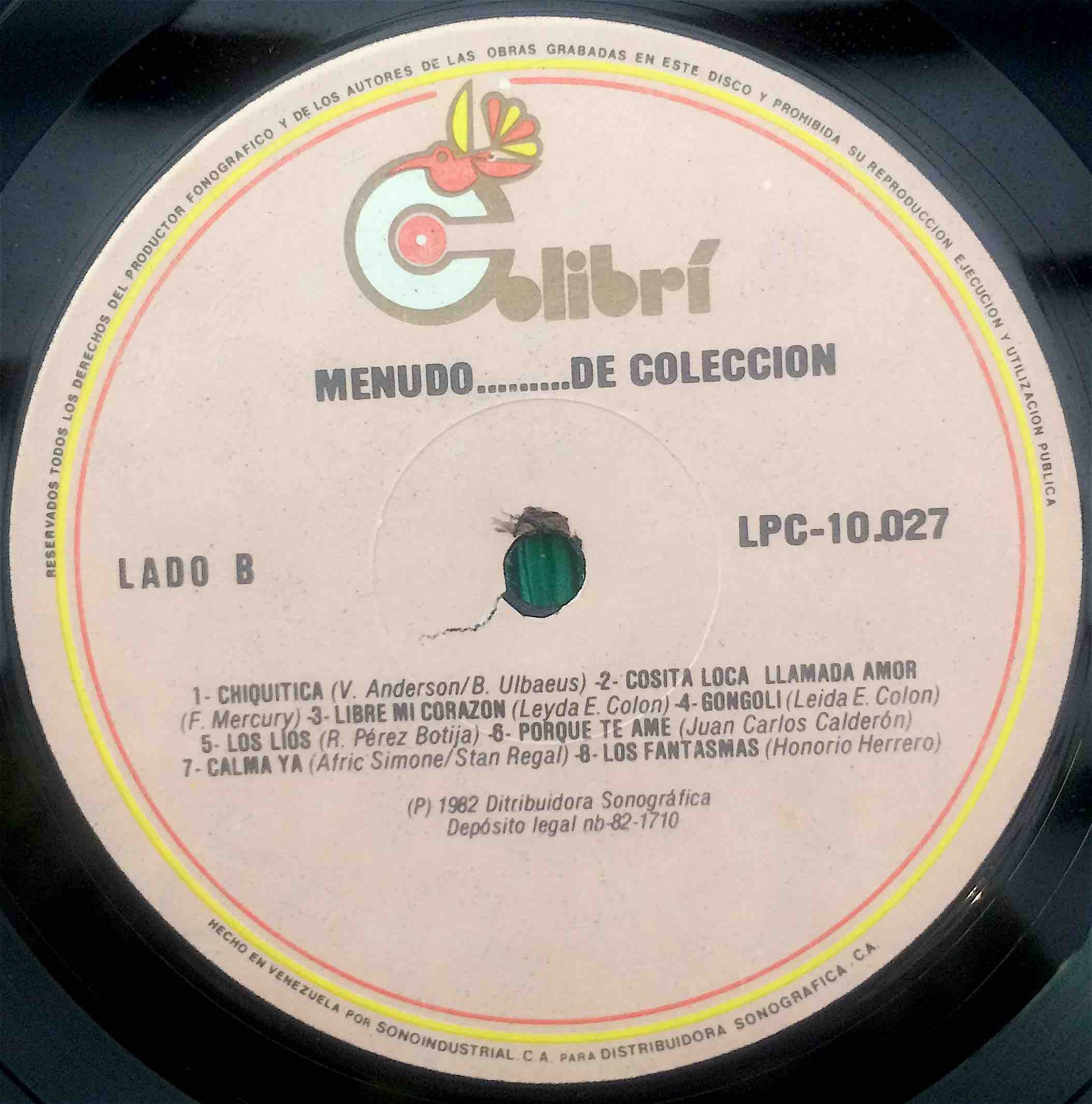 Menudo Vinyl Collection Contains the Complete Interior Book Original Lp ...