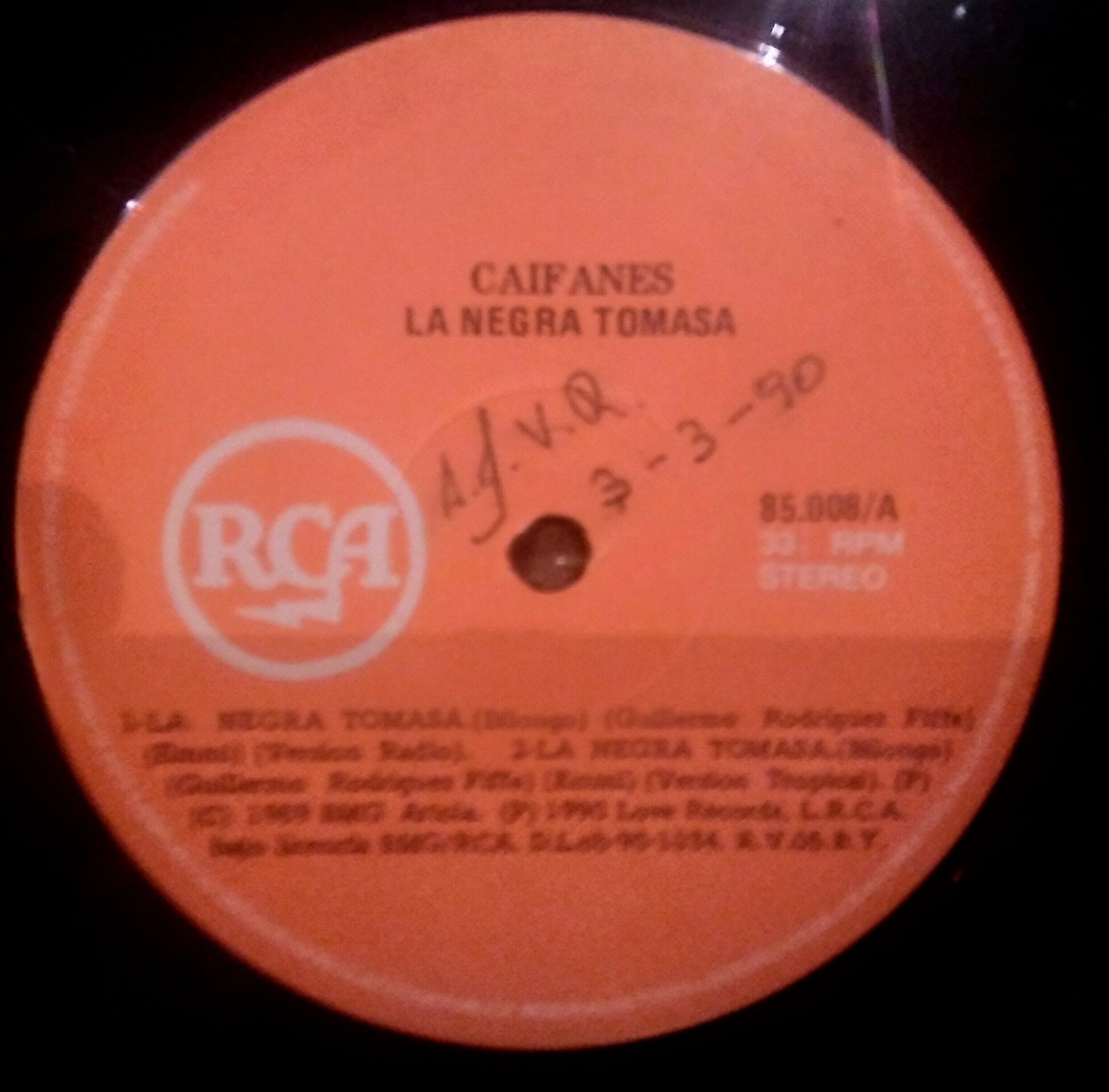 Caifanes Vinyl La Negra Tomasa Record 33rpm 12 Inch Maxi Simple - Etsy