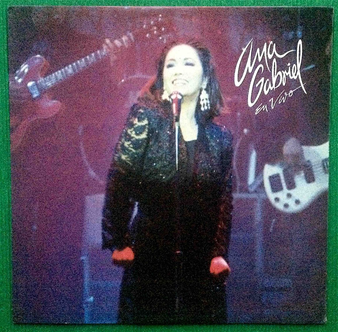 Ana Gabriel Live Vinyl Original Lp Record the Best of Mexico 1990 - Etsy
