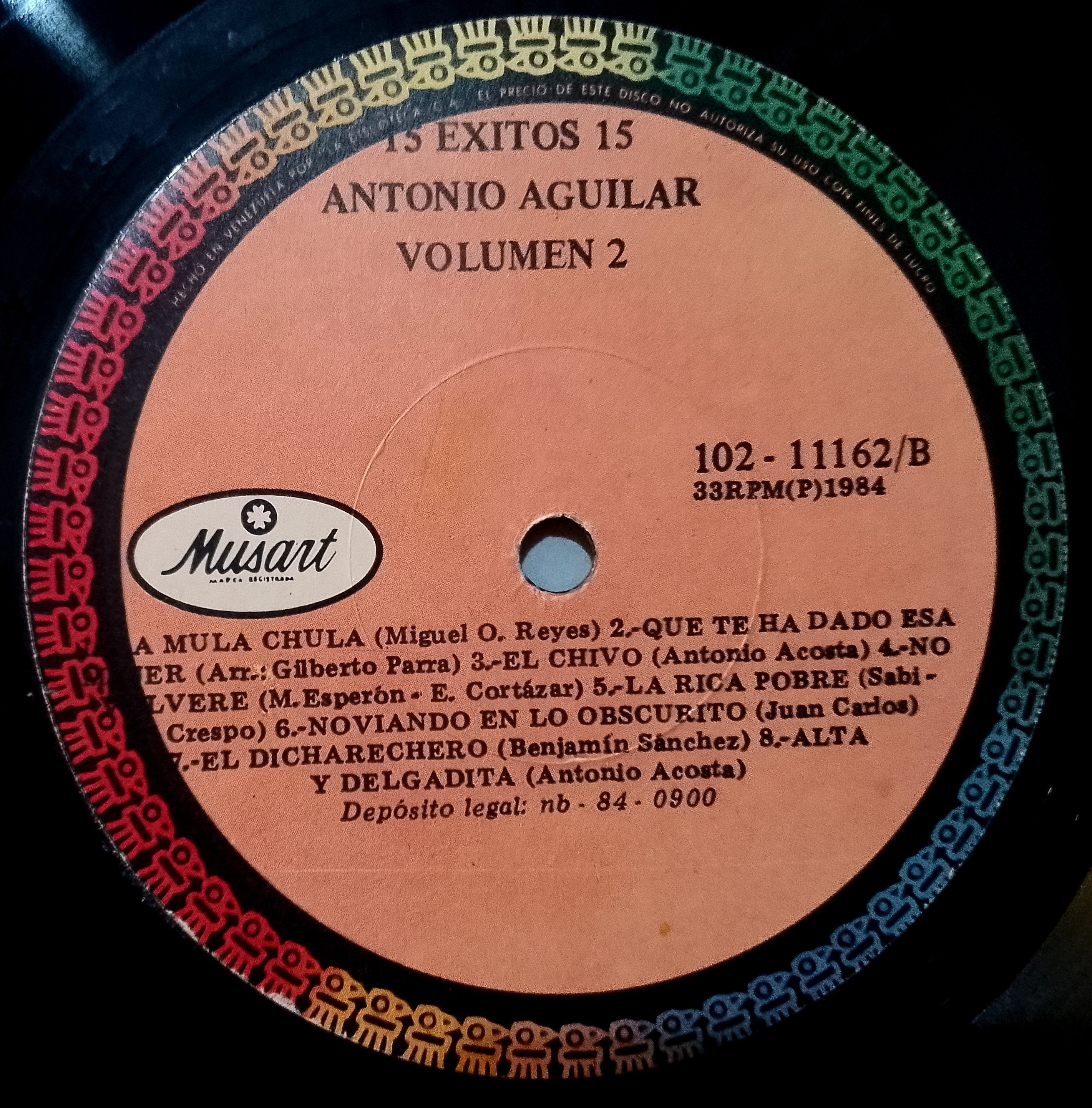 Antonio Aguilar 15 Exitos De Antonio Aguilar Vol.2 Vinyl LP - Etsy
