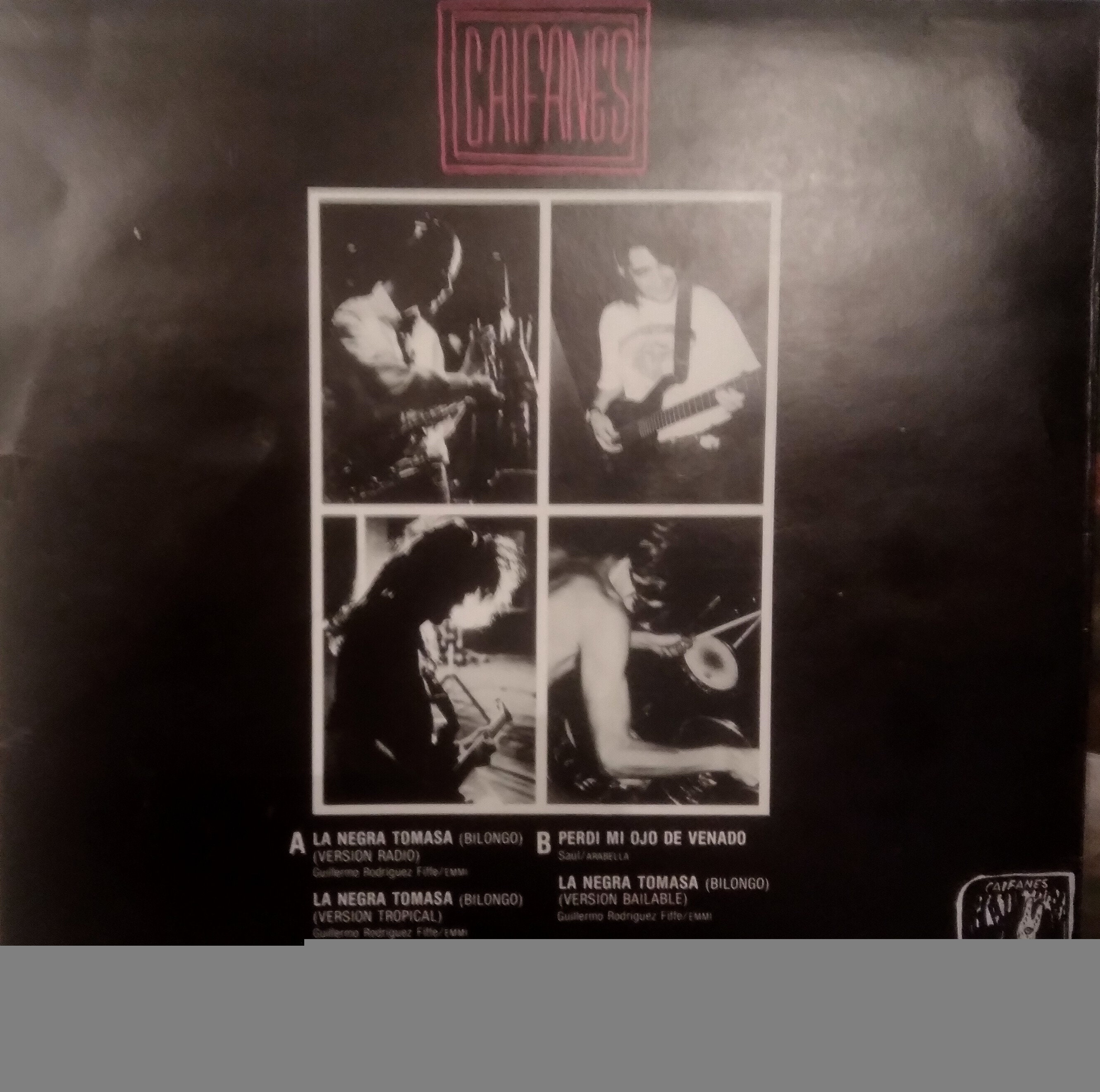 Caifanes Vinyl La Negra Tomasa Record 33rpm 12 Inch Maxi Simple - Etsy