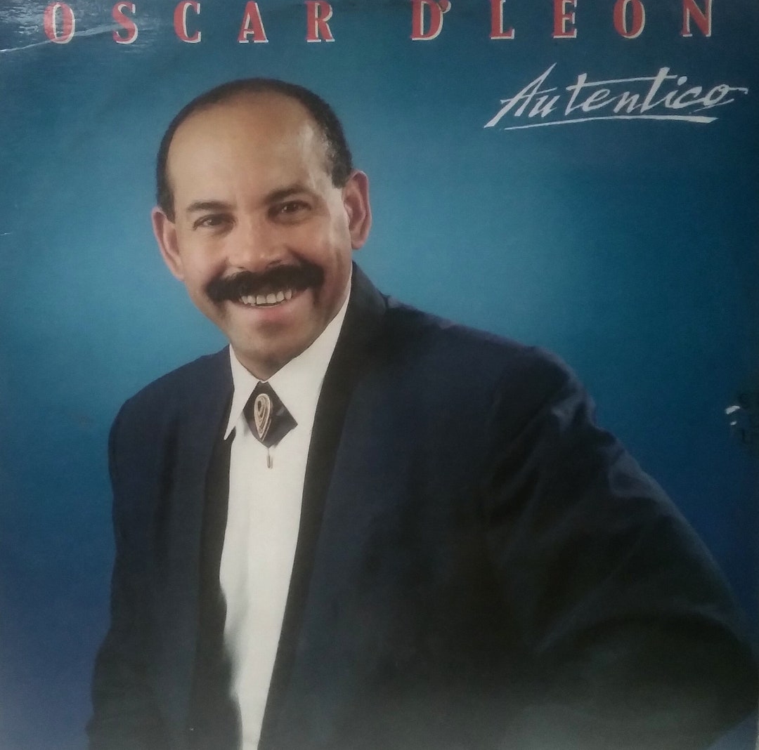 Salsa Oscar D Leon Authentic Vinyl Record LP for Dancing Original 1991 ...