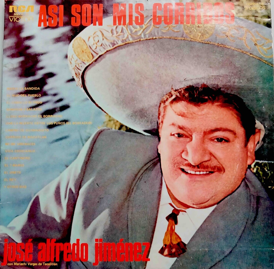 Jose Alfredo Jimenez Vinyl Mariachi Vargas De Tecalitlán Así Son Mis ...