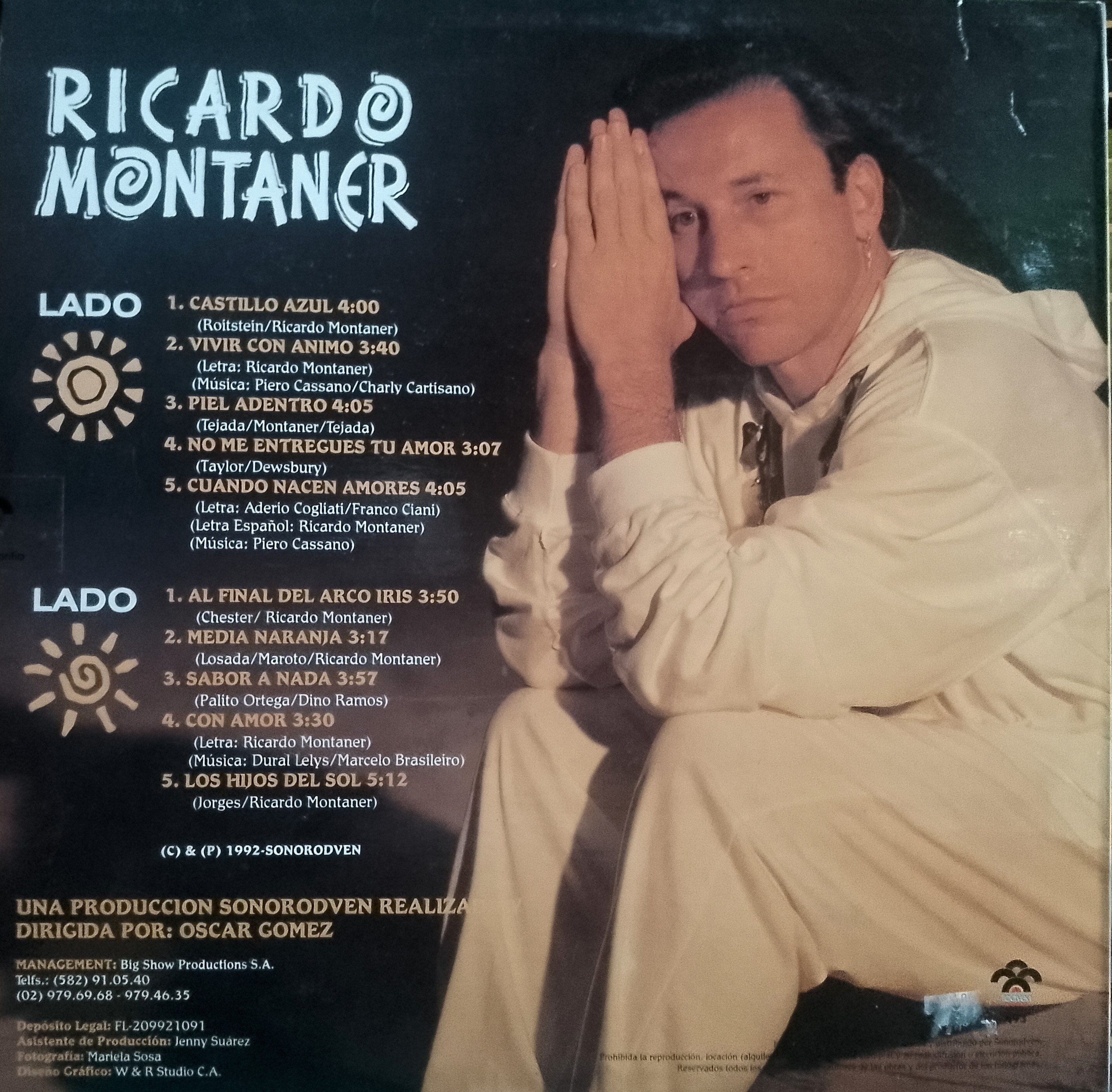 Ricardo Montaner Los Hijos Del Sol LP Vinyl - Etsy