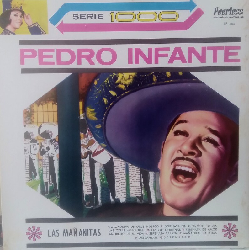 Pedro Infante Vinyl Las Mañanitas Original LP Record 1973 Collector's ...