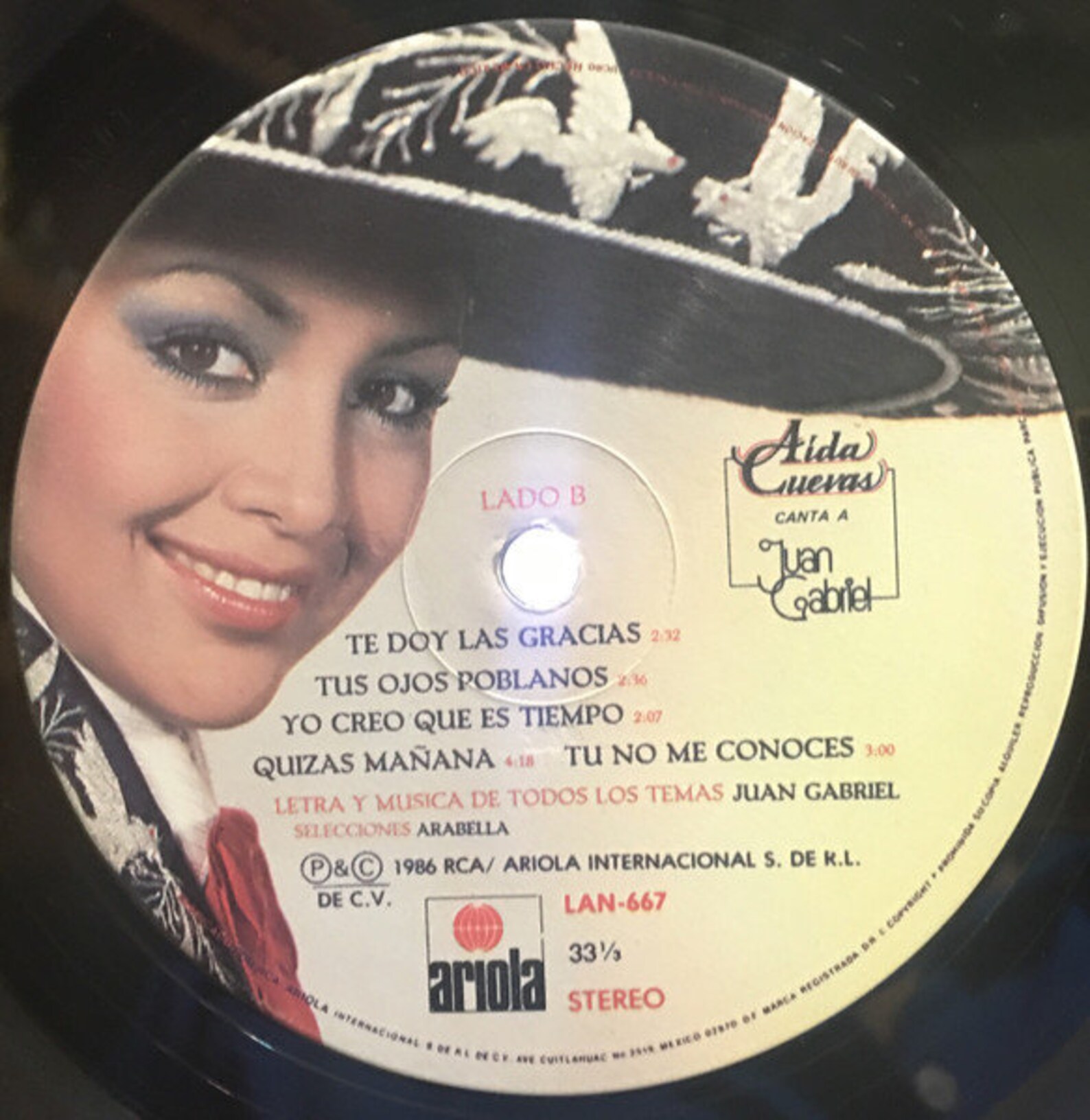 Aida Cuevas - Canta A Juan Gabriel LP Vinyl - Etsy
