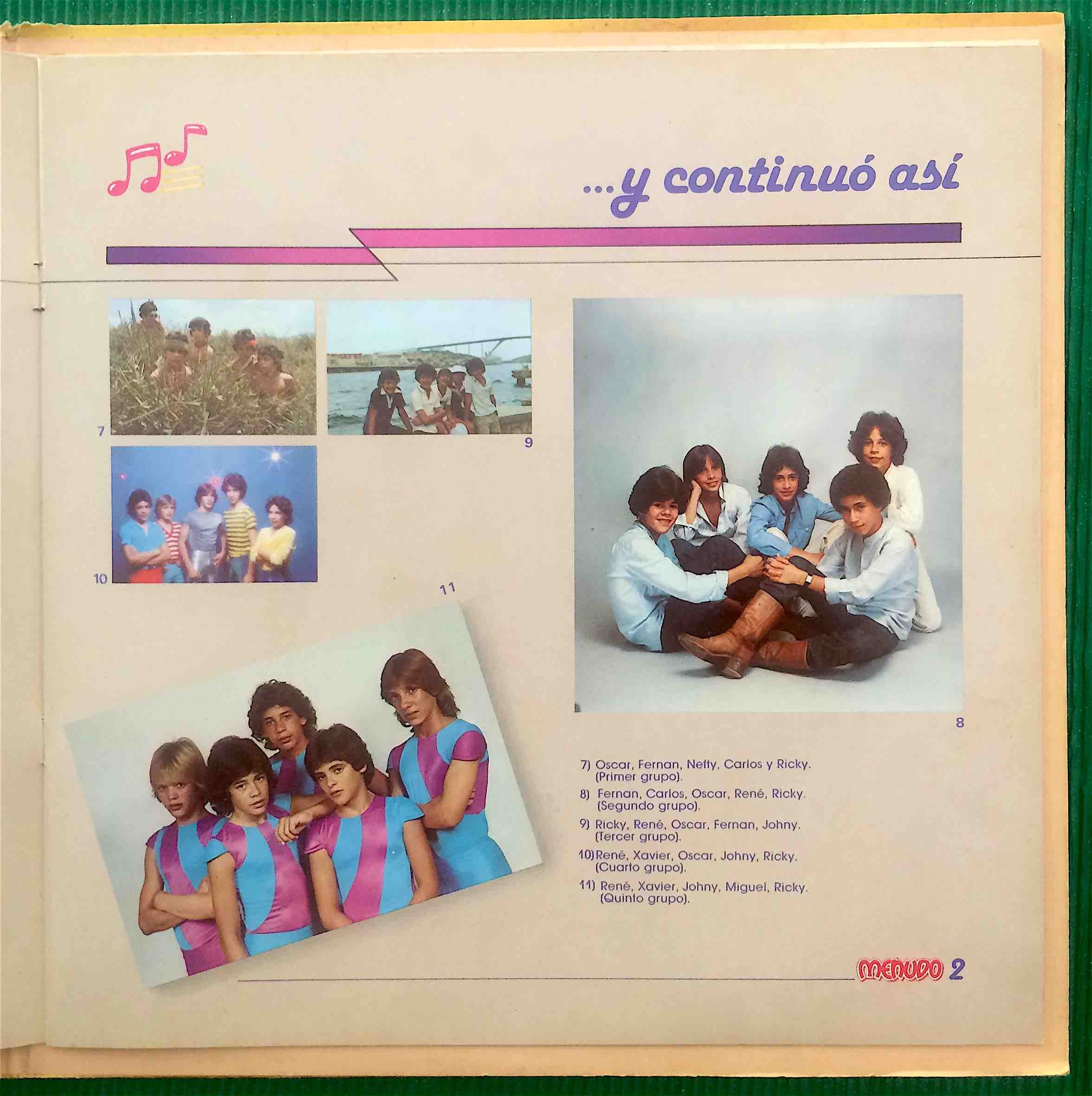 Menudo Vinyl Collection Contains the Complete Interior Book Original Lp ...