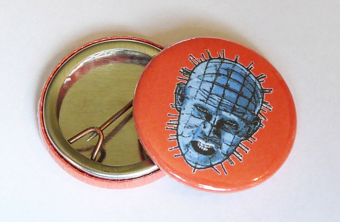Set of 5 Horror Icon Pin Badges - Etsy