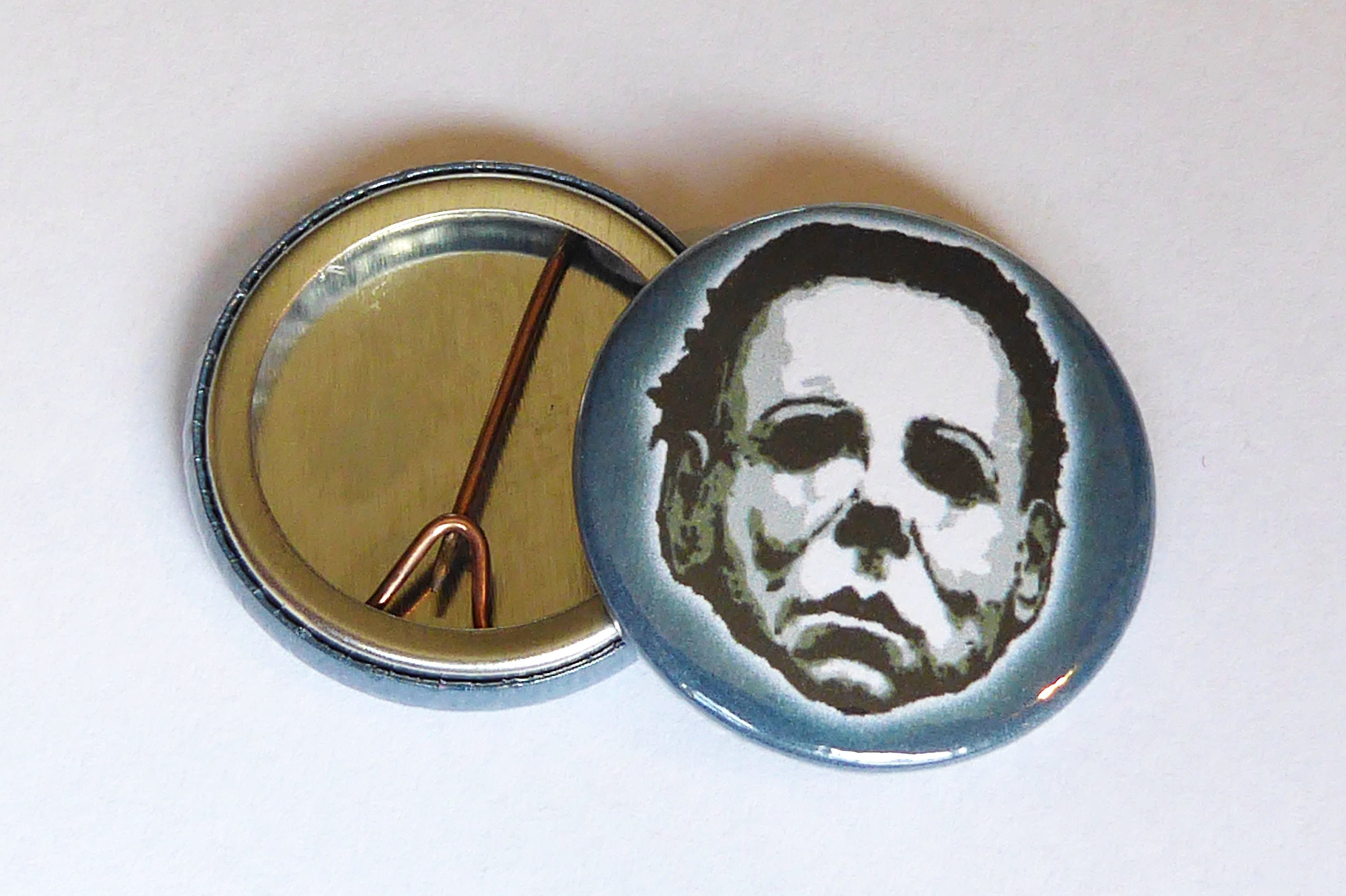 Set of 5 Horror Icon Pin Badges - Etsy