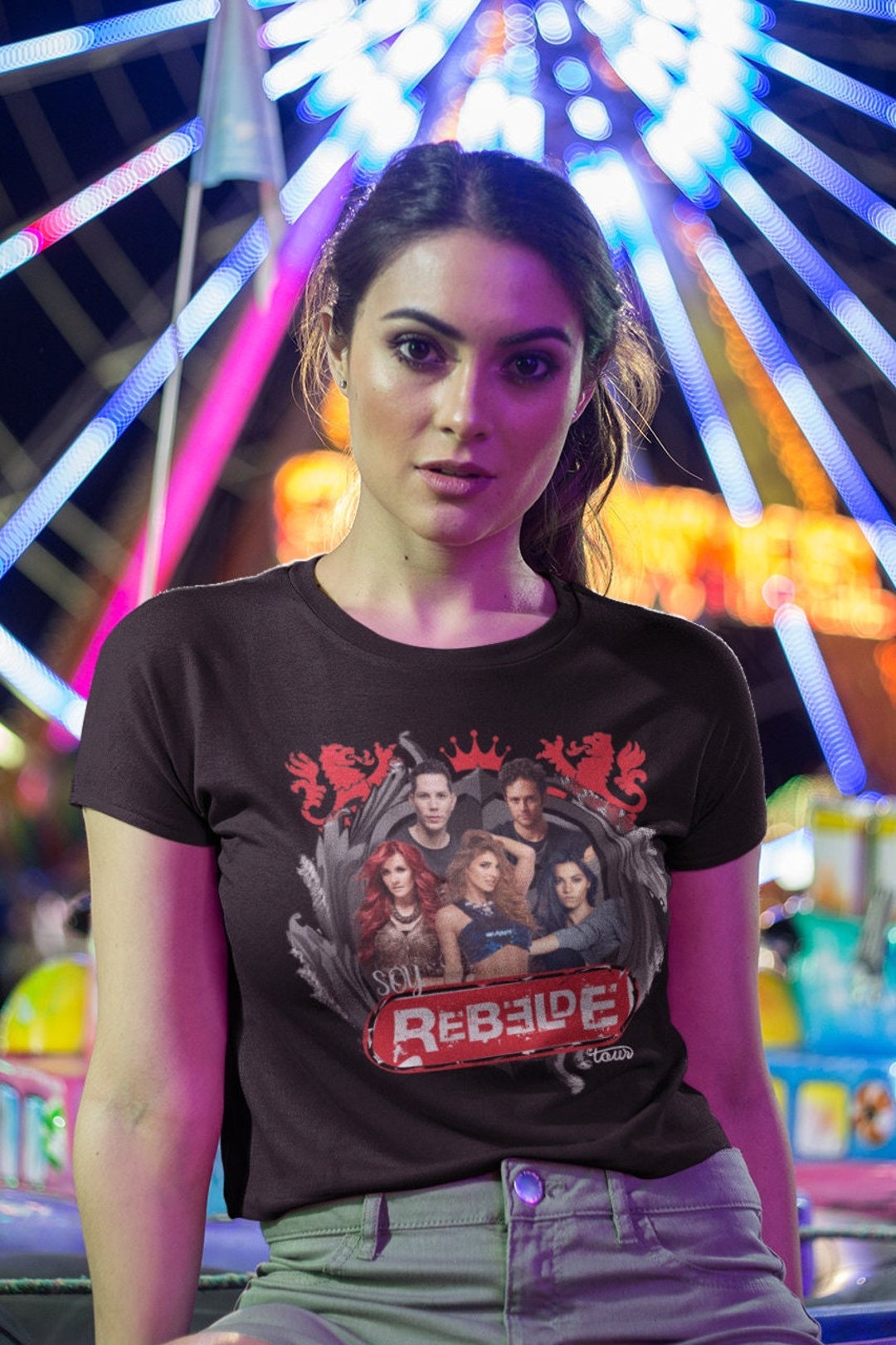 RBD Soy Rebelde Tour Playera Rbd Rebelde Shirt - Etsy