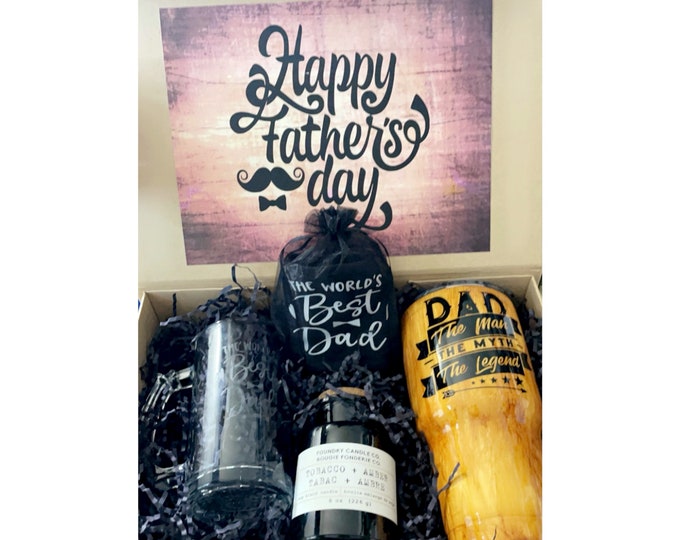 Personalized Gift Box for Men, Dad, Father, Daddy From Daughter, Son ...