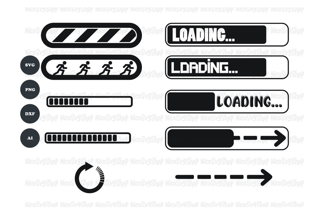Loading SVG Bundle - Etsy
