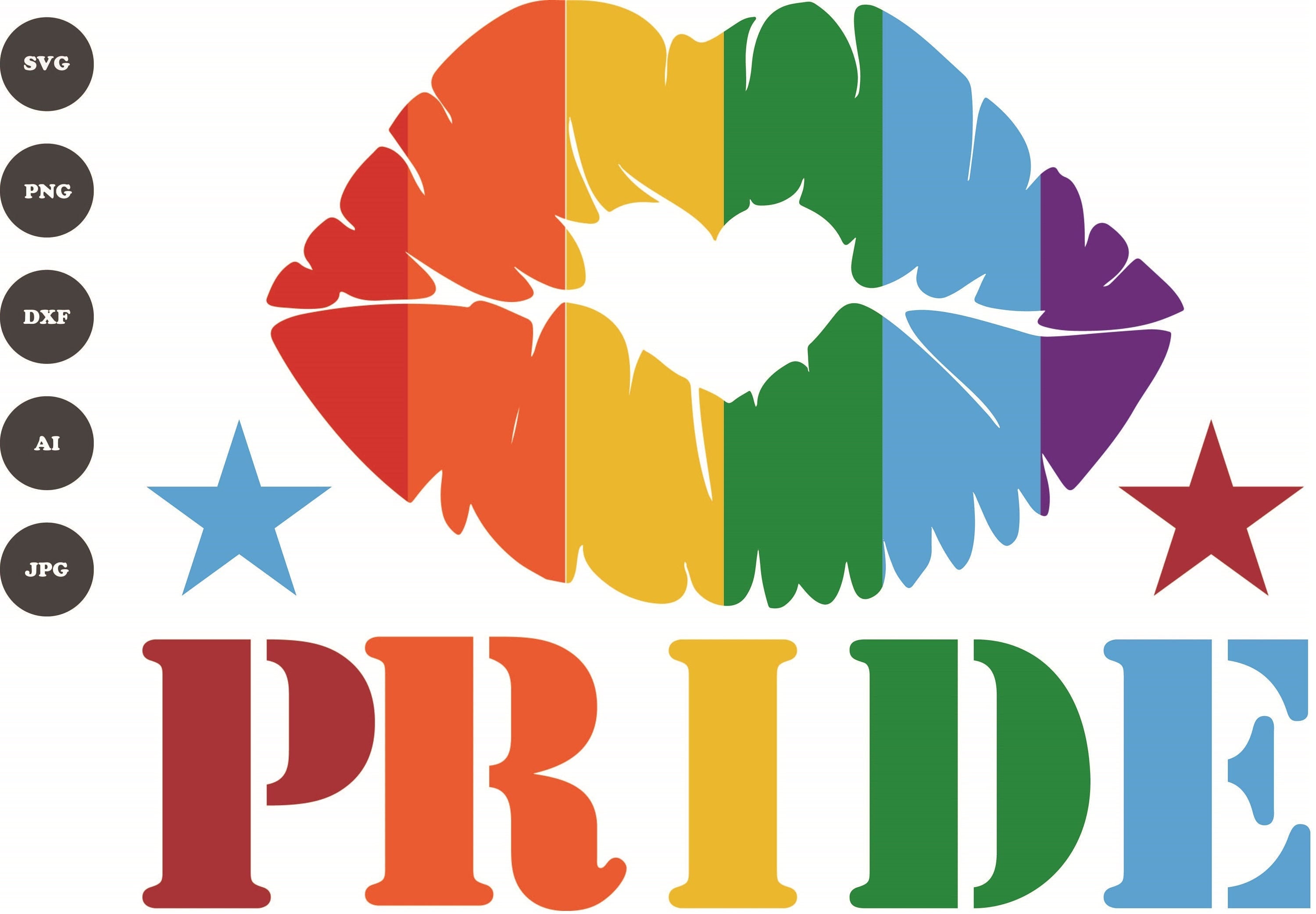 Lgbtq Pride Png Eps Svg Dxf Digital File Etsy