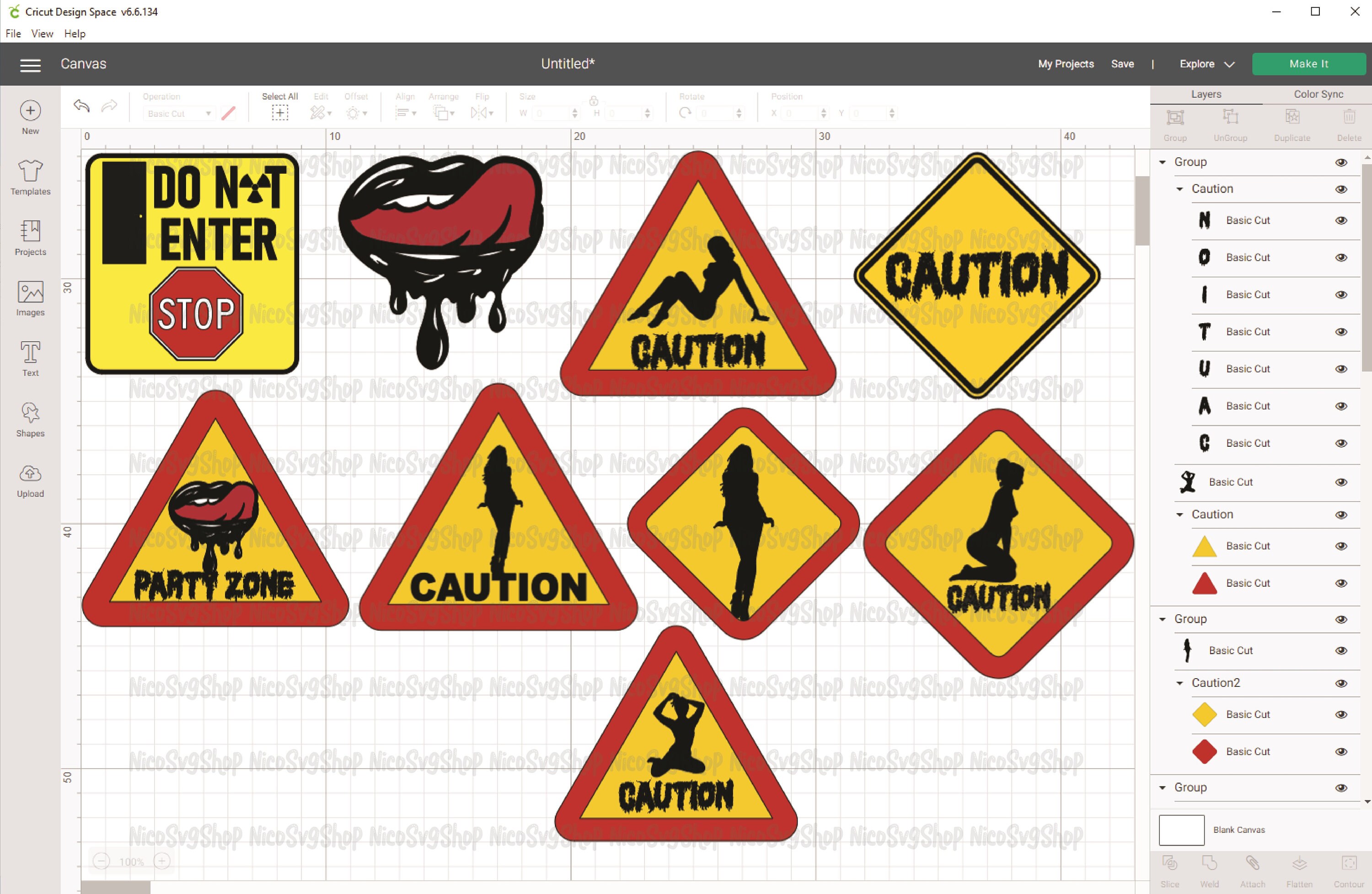 Caution Sign SVG. Files for Cricut Png Svg Dxf Digital - Etsy New Zealand
