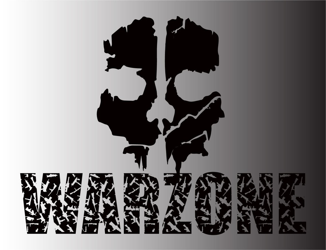Warzone, Ghost, COD Skull, Files for Cricut, Jpg, Png, Eps, Svg, Dxf ...