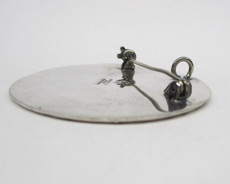 Sterling Sun Dial Pin Marked RAG Mexico 925 Eagle 1 Mark - Etsy