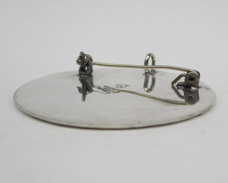 Sterling Sun Dial Pin Marked RAG Mexico 925 Eagle 1 Mark - Etsy