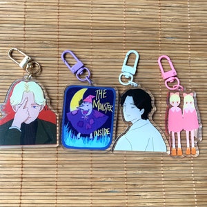Tenma X Johan Anime Alternate Sides Keychain | Monster - Etsy