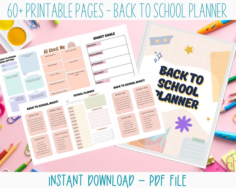 Faith-focused Back to School Planner for Kids Christian Daily Organizer ...