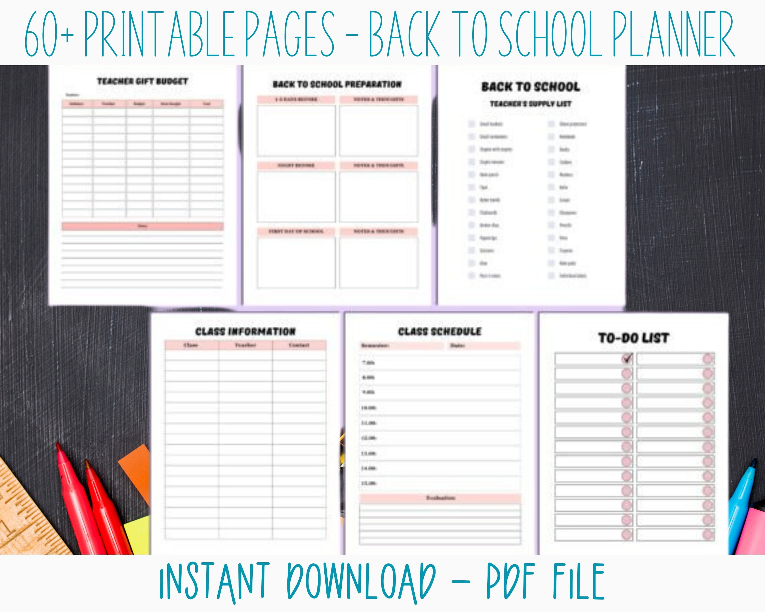 Faith-focused Back to School Planner for Kids Christian Daily Organizer ...